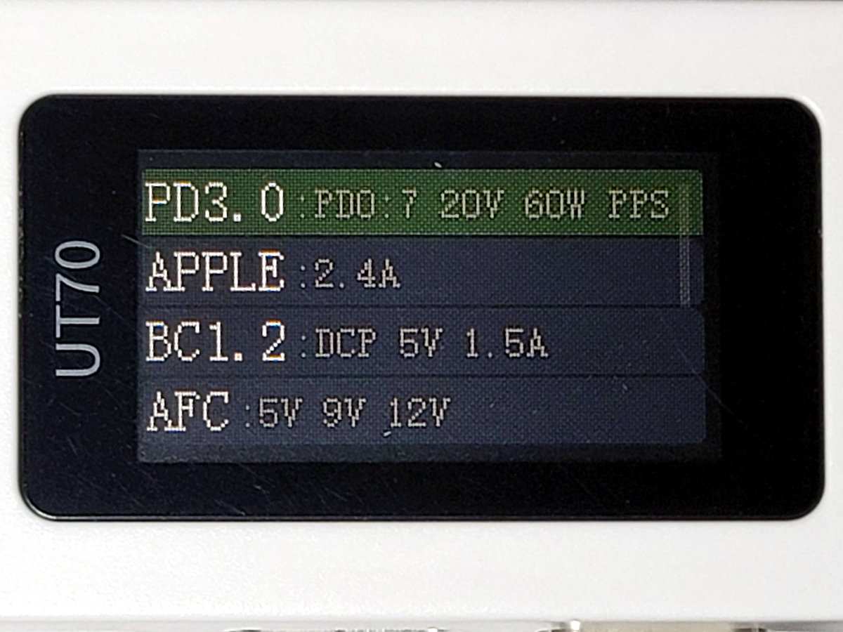 USBテスターのPD 3.2対応状況を調べる - tomoca2のブログ