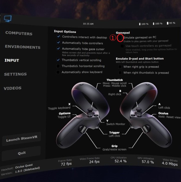 Oculus QuestでIndexコントローラーを使う - Virtual Desktop応用編 - トナのブログ