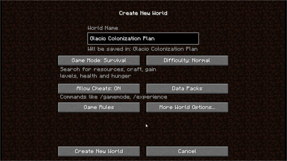 【Minecraft】Glacio Colonization Plan #01 Supply Camp - tonbyのブログ