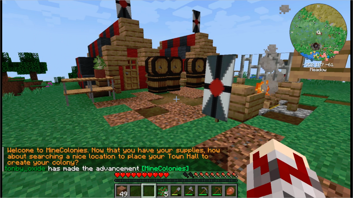 【Minecraft】Glacio Colonization Plan #01 Supply Camp - tonbyのブログ