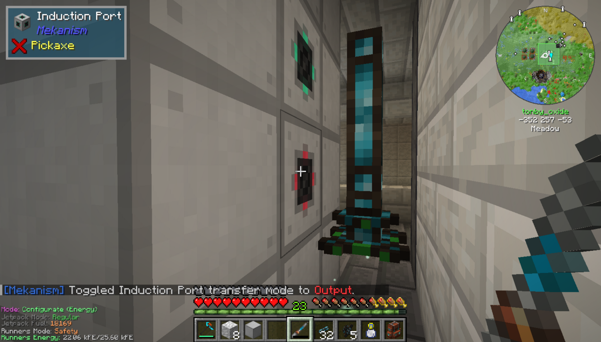 【Minecraft】Glacio Colonization Plan #21 Induction Matrix - tonbyのブログ