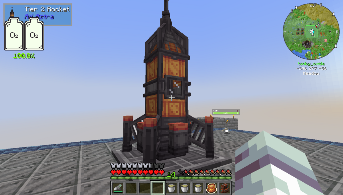 【Minecraft】Glacio Colonization Plan #34 Travel to the Space - tonbyのブログ