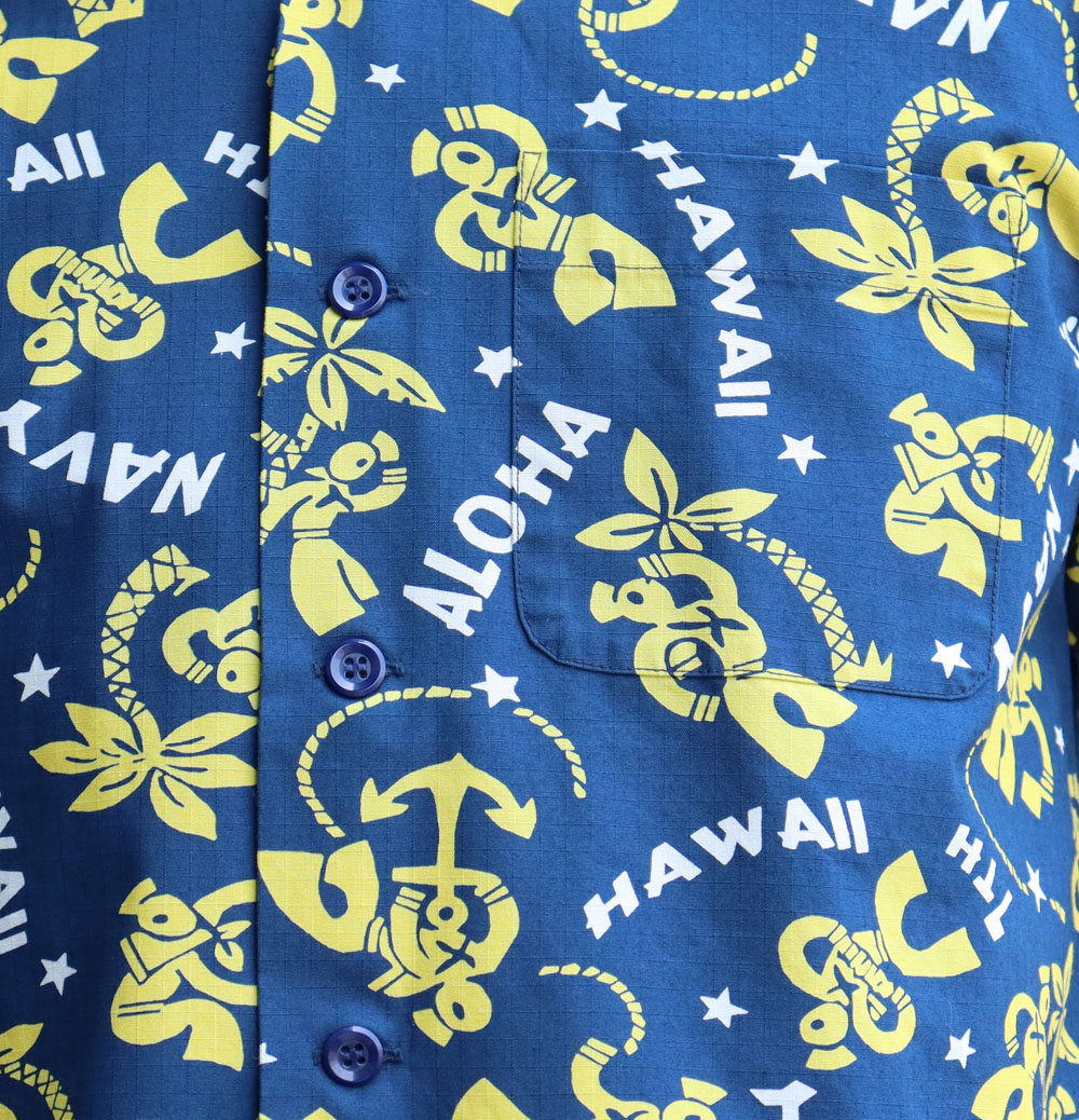 SUN SURF / サンサーフ ラハイナ・カジュアルズ 復刻オープンシャツ COTTON RIPSTOP OPEN SHIRT ...