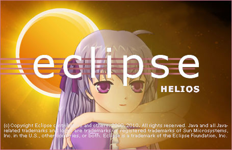 Eclipseたん：Heliosのスプラッシュ画像 - 虎塚