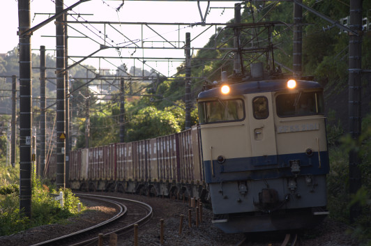 大幅遅延 EF65-2101牽引5086レ - 西さがみ改札口