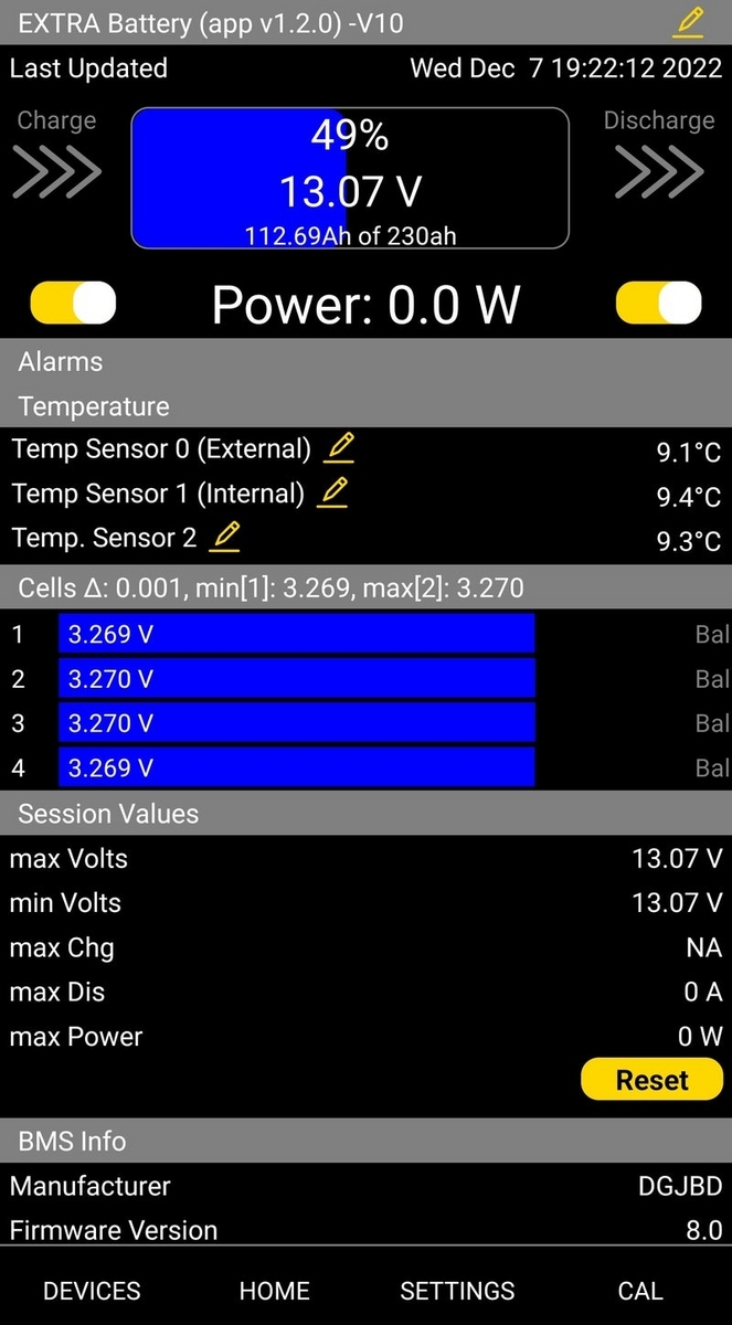キャンピングカー快適化 ～ BMS Mobile App ～ - キャンピングカーと雪山