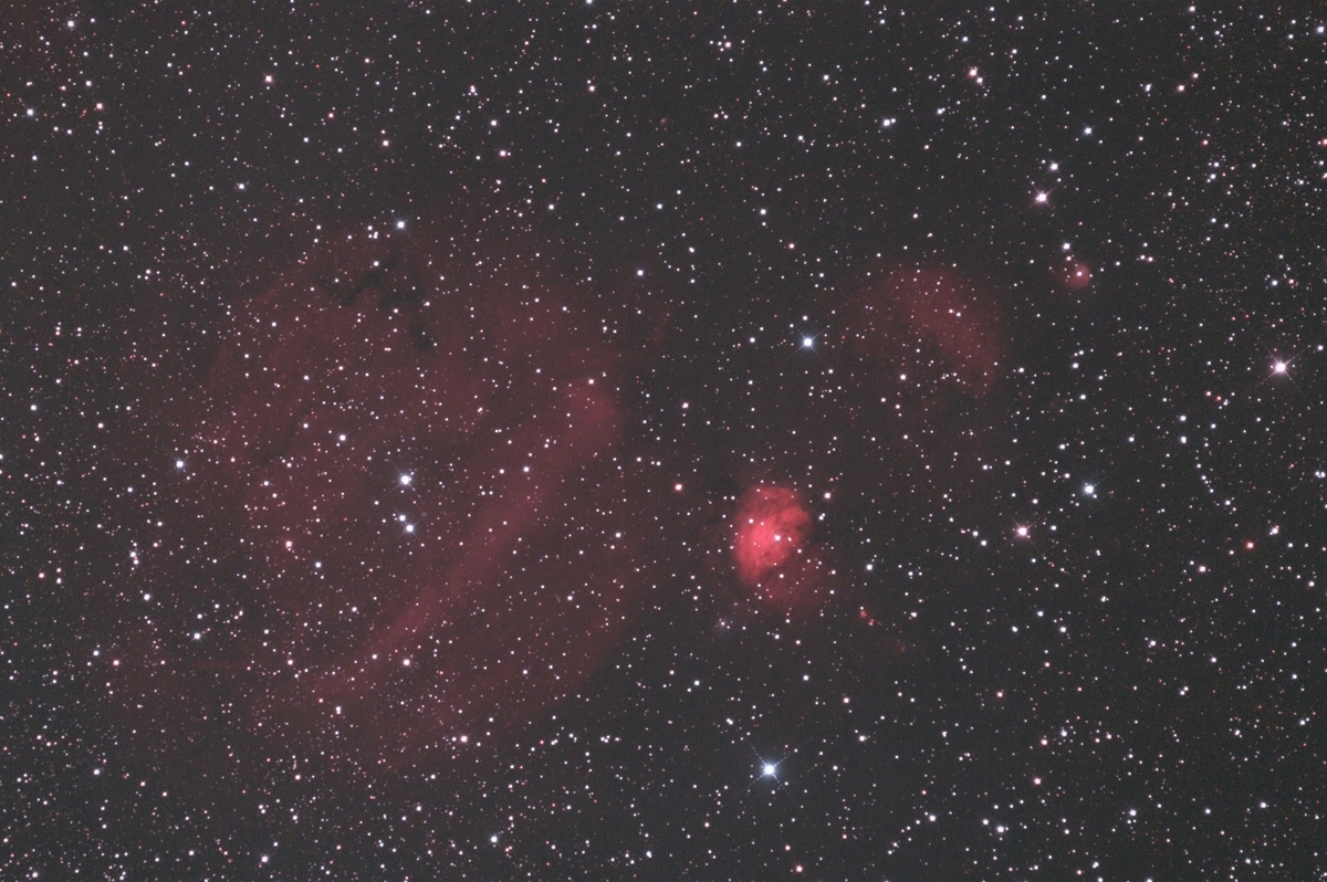 SH2－232，235：ぎょしゃ座の散開星雲 - 星見鶏