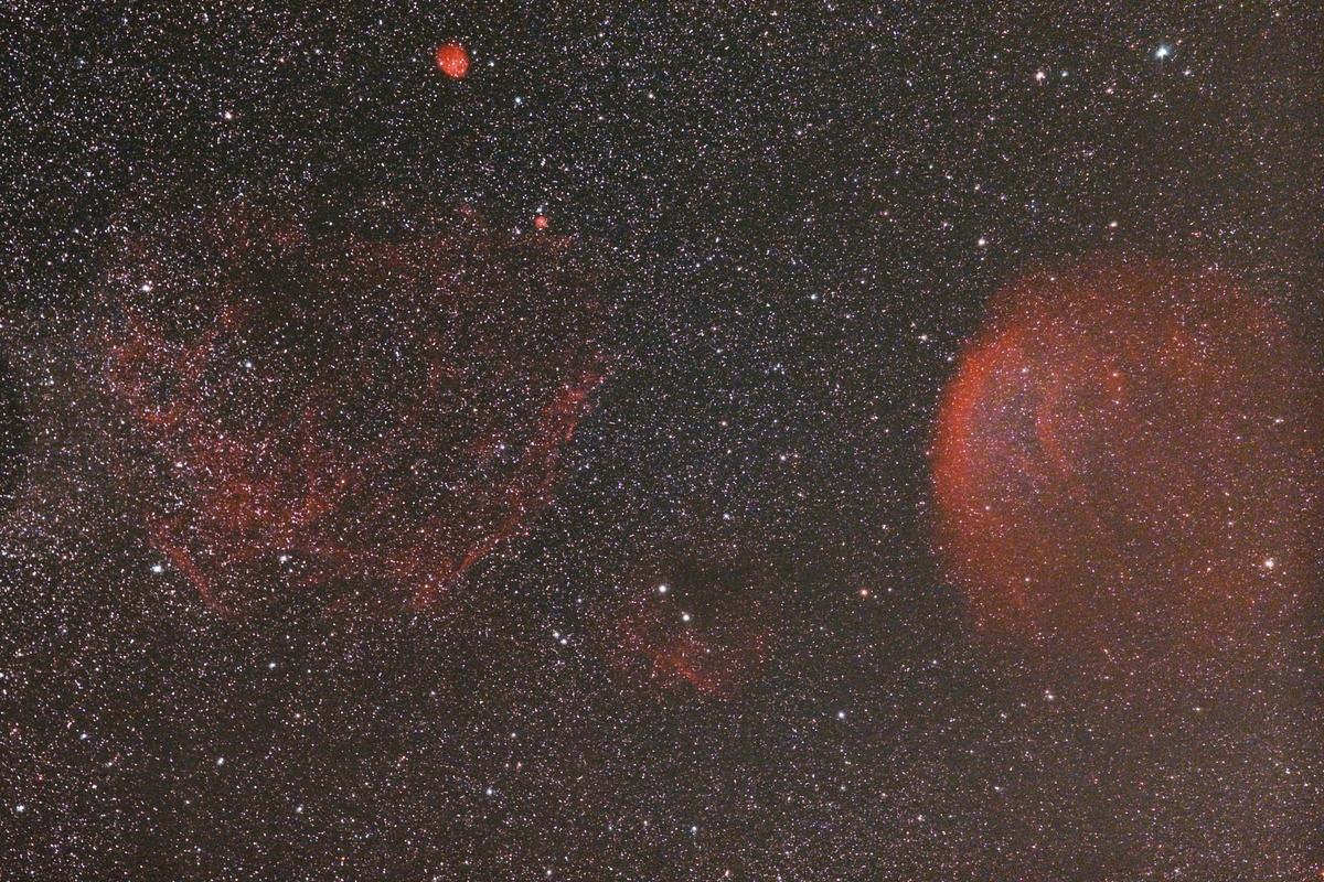 Sh2－216～Sh2－221：ぎょしゃ座の惑星状星雲と超新星残骸 - 星見鶏