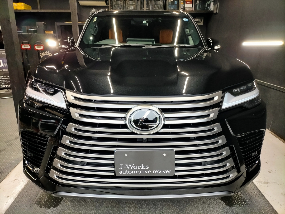 レクサスLX 600 EXECUTIVE(エグゼクティブ) 樹脂硬化型コーティング【Ω /OMEGA】ヘッドライト・ウインドウガラス・アルミホイール・未塗装樹脂パーツ・本革シート・ステアリング ...