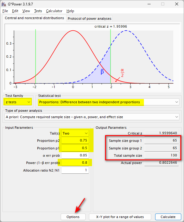 EZR SPSS GPower でカイ二乗検定に必要なサンプル数を計算する方法 – 統計ER