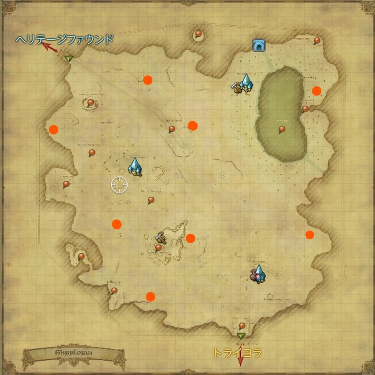 FF14 【黄金】宝の地図G17の場所：宝物庫セノーテ・ジャジャグラル - ファミ蔵通信トロフィー部