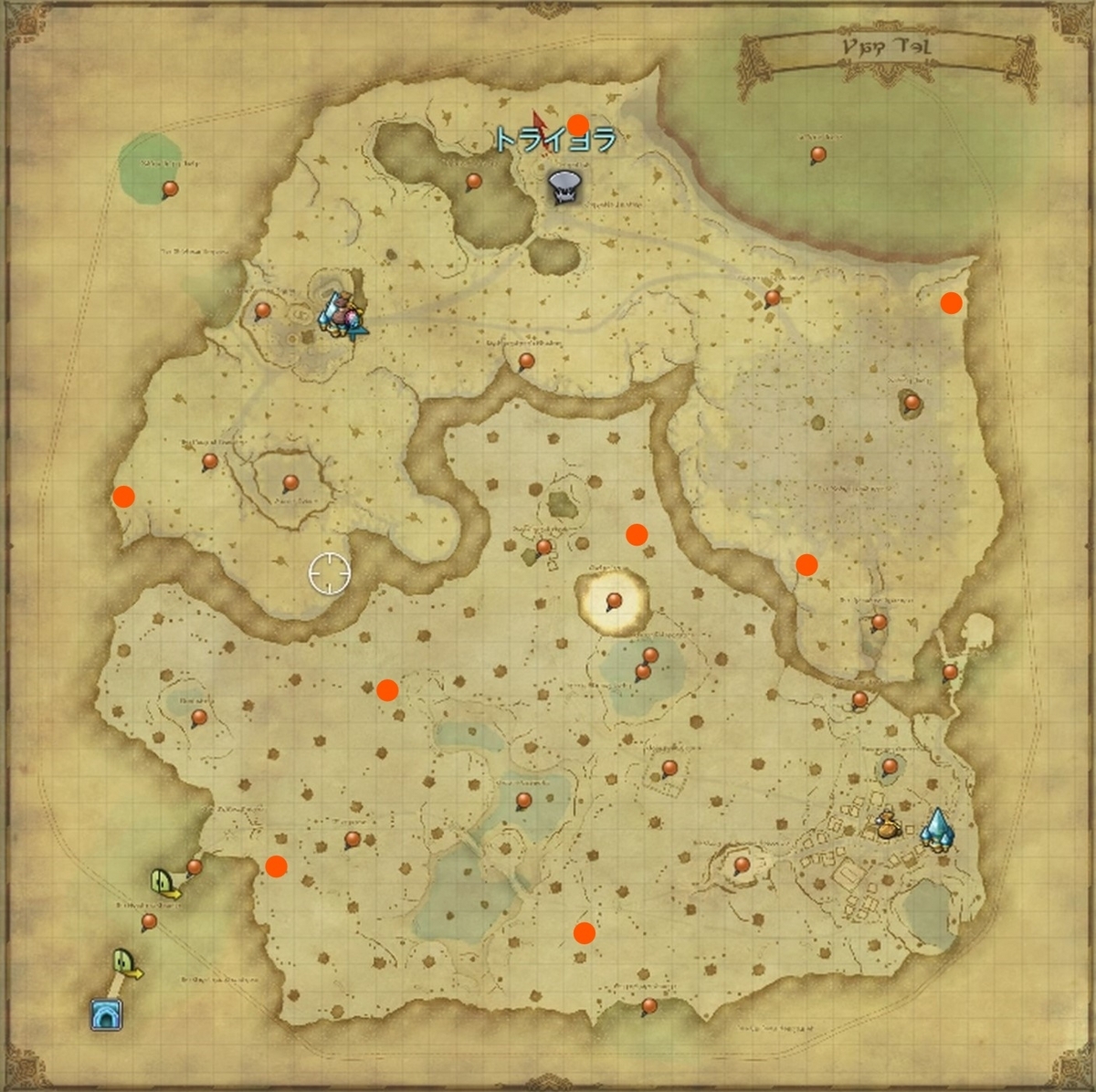 FF14 【黄金】宝の地図G17の場所：宝物庫セノーテ・ジャジャグラル - ファミ蔵通信トロフィー部