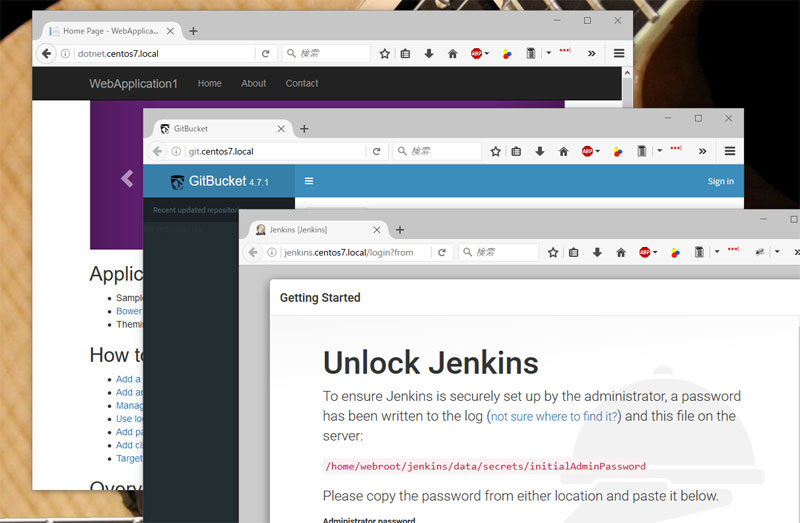 Linux(CentOS7)で、ASP.NET Coreアプリのビルド自動化(1) - Try .NET Core