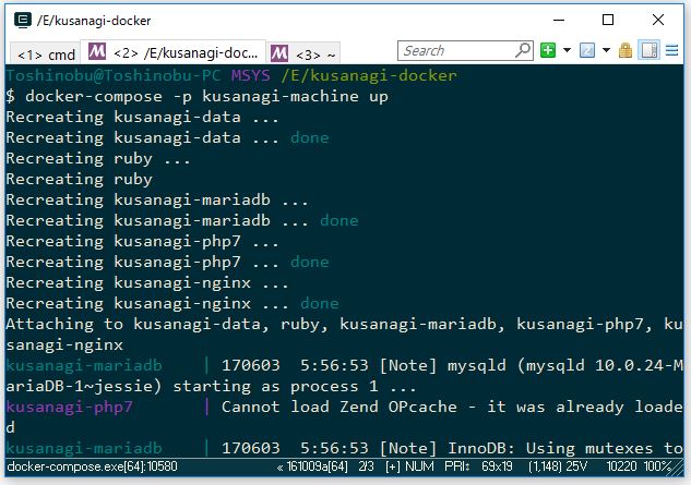 Windows 10 HomeのKUSANAGI Runs on DockerでWordmoveの結末は（前編） - ts0818のブログ