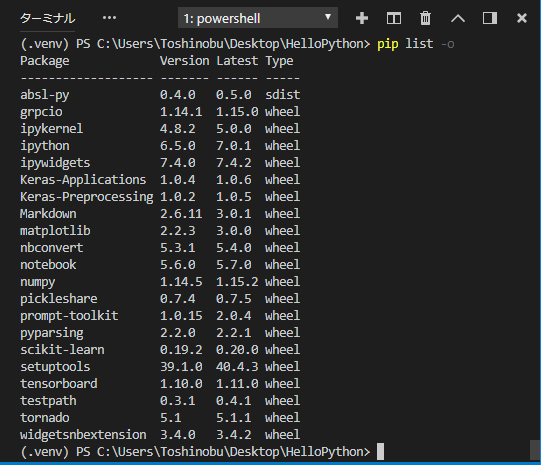 Python 3.7で、機械学習のライブラリTensorFlowを使ってみようとしてハマる - ts0818のブログ