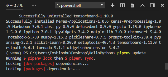 Python 3.7で、機械学習のライブラリTensorFlowを使ってみようとしてハマる - ts0818のブログ
