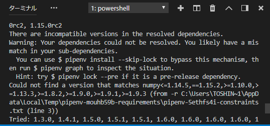 Python 3.7で、機械学習のライブラリTensorFlowを使ってみようとしてハマる - ts0818のブログ