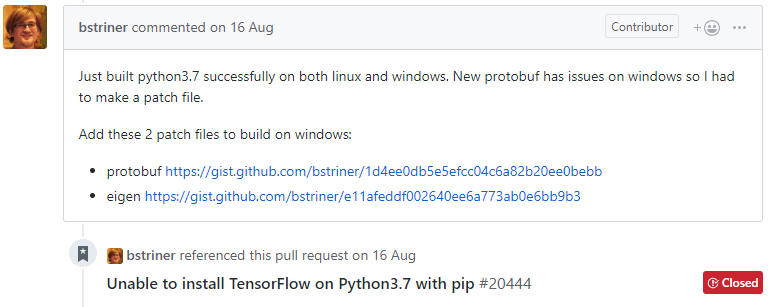 Python 3.7で、機械学習のライブラリTensorFlowを使ってみようとしてハマる - ts0818のブログ