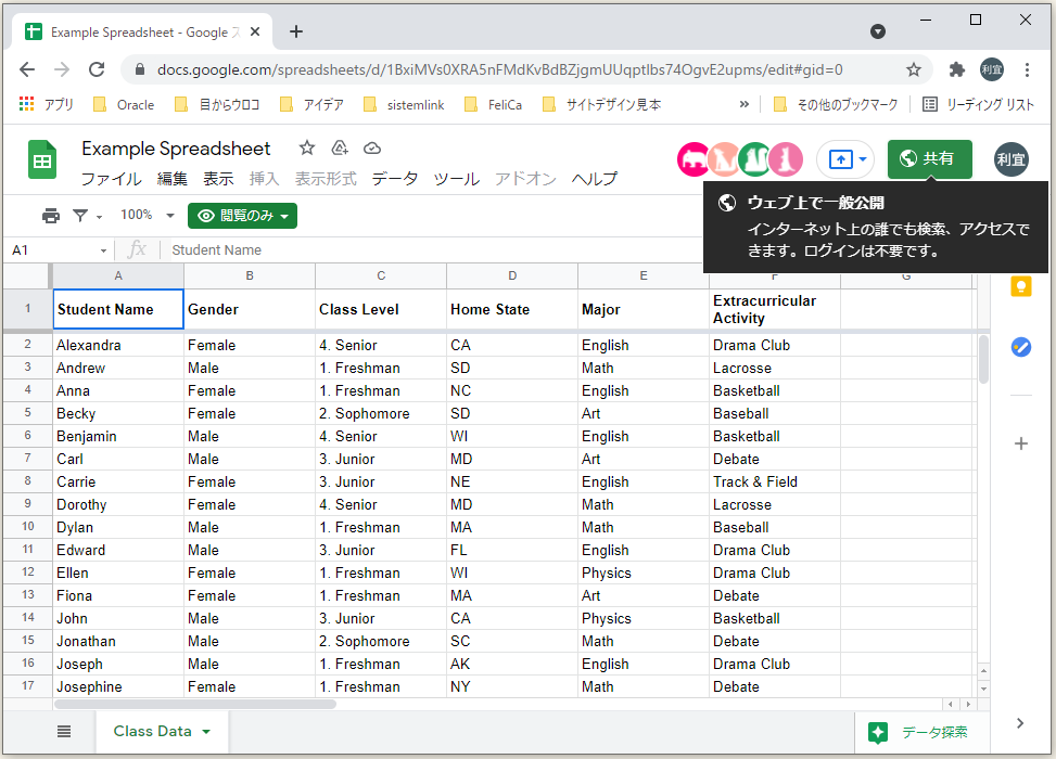 Sheets API（Google Sheets API）のQuickstart（チュートリアル）をJavaで実施してみる - ts0818のブログ