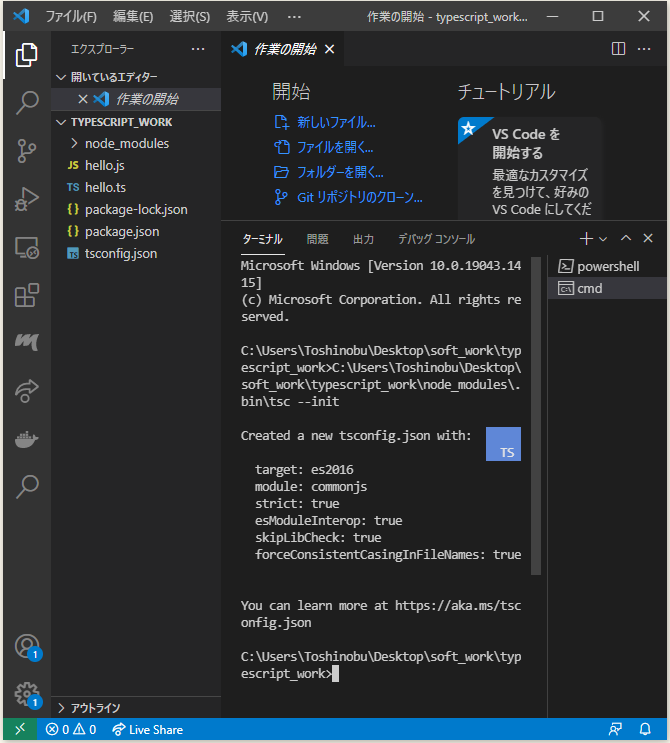VS Code（Visual Studio Code）でTypeScriptの環境構築 - ts0818のブログ