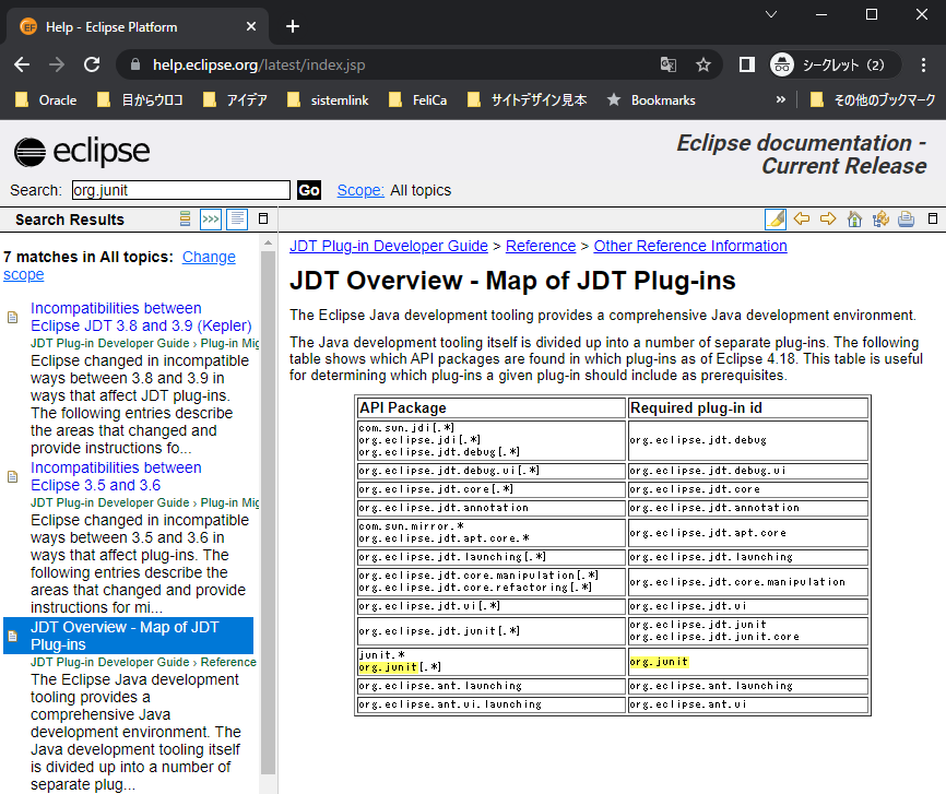 JUnitがEclipseに同梱されるようになっていた件 - ts0818のブログ