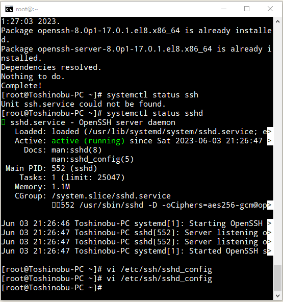 WSL 2にOracle Linux 8.7、Oracle Database 23c（Free-Developer Release）をインストール - ts0818のブログ