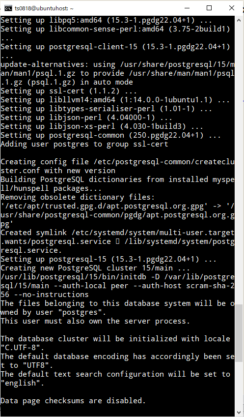 UbuntuへPostgreSQL をインストールする - ts0818のブログ