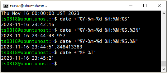 Linuxでナノ秒に対応してるのはGNU版のdateコマンドだけらしい - ts0818のブログ
