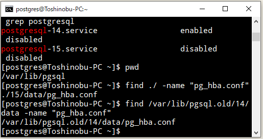 LinuxにインストールしているPostgreSQLのバージョンを14系から15系にアップグレードしてみる - ts0818のブログ