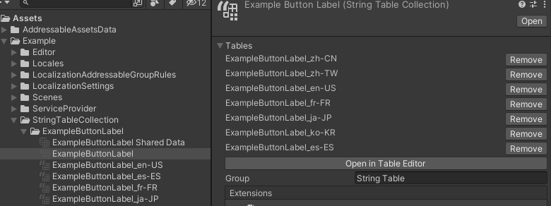 【Unity Localization】 複数のStringTableCollectionを一括PullのTips (拡張ツール提供有り) - すぎしーのXRと3DCG