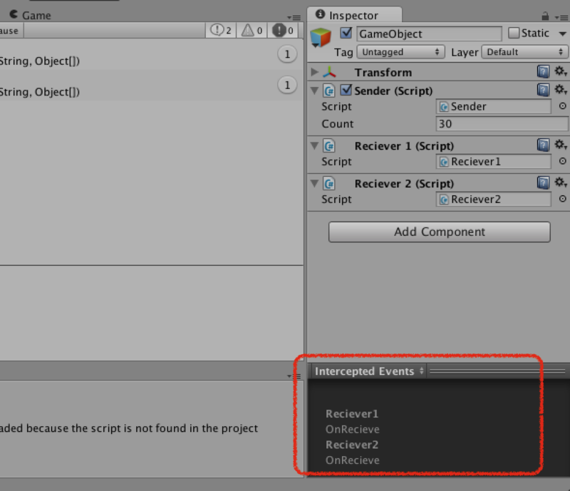 SendMessageに変わる新しいメッセージシステム、ExecuteEvents.Execute - テラシュールブログ