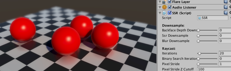 Unity5とSSRで床の反射を表現する、kode80SSR - テラシュールブログ