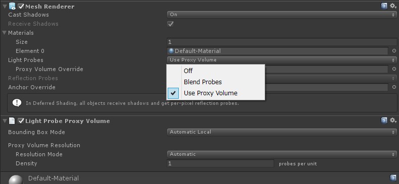 【Unity】Lightprobeの影響をモデルやパーティクルの一部に限定する、LightprobeProxyVolumeを使ってみる - テラシュールブログ