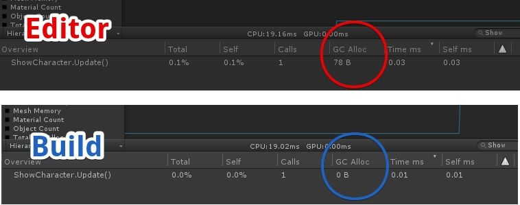 【Unity】TextMeshProで「数字」をテキストで表現する時にGC Allocを発生させない2つの方法 - テラシュールブログ
