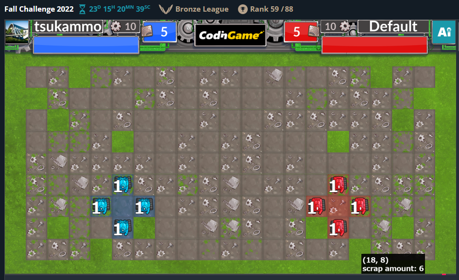 codingame:FALL CHALLENGE 2022 ルール要約 - tsukammoの収穫記
