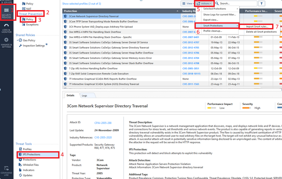 Check Point IPSにSnort Ruleを適用する - ふらふらエンジニアのメモ帳