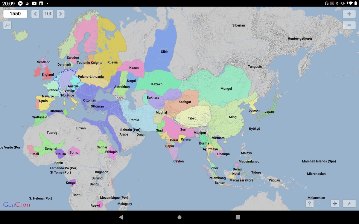 GeaCron History Maps - つみかさね