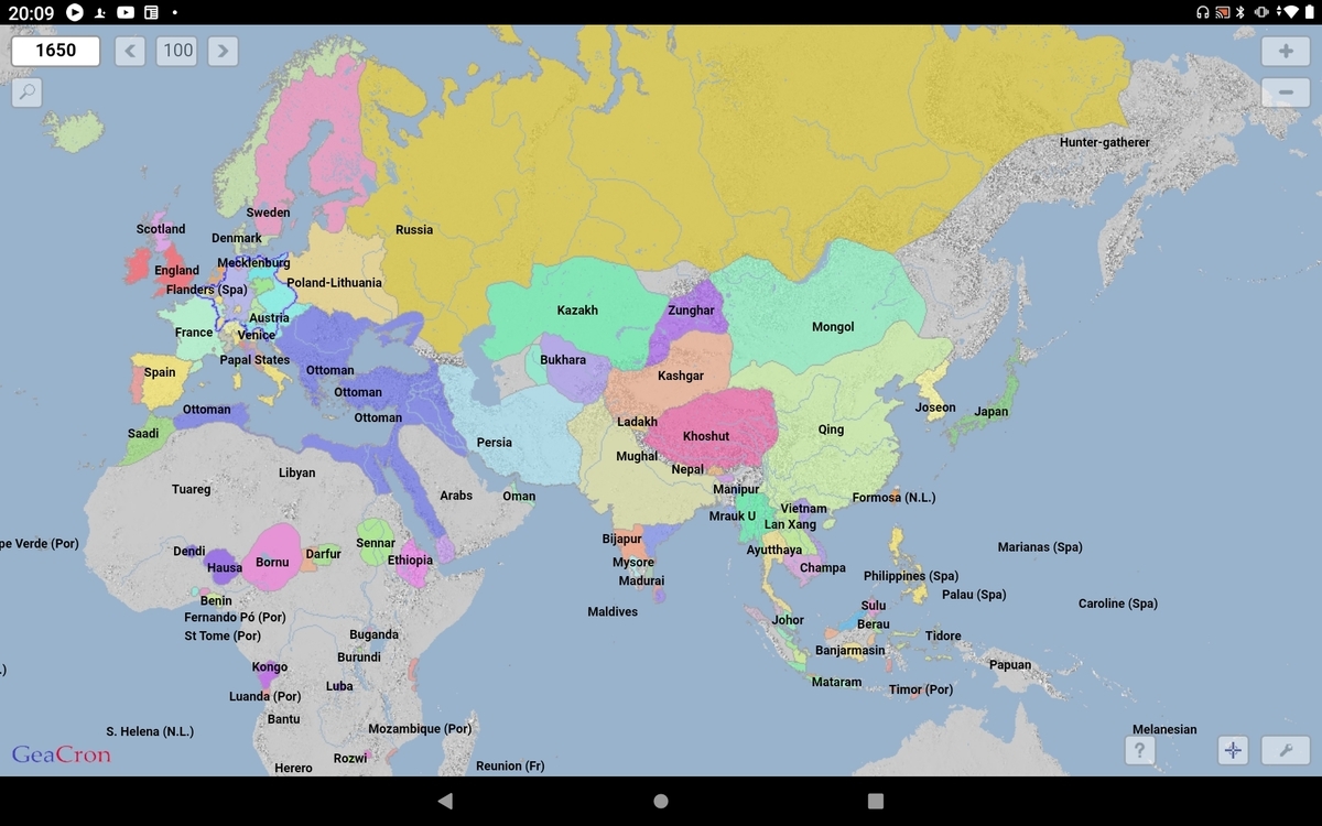 GeaCron History Maps - つみかさね