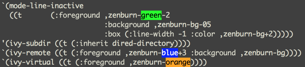 Emacsのzenburn-theme.el - つうさにメモブログ