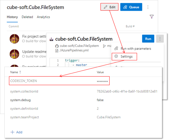 Azure Pipelines で OpenCover/NUnit を実行し Codecov に送信 - Cube Lilac