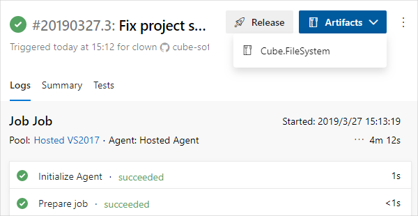 Azure Pipelines で OpenCover/NUnit を実行し Codecov に送信 - Cube Lilac