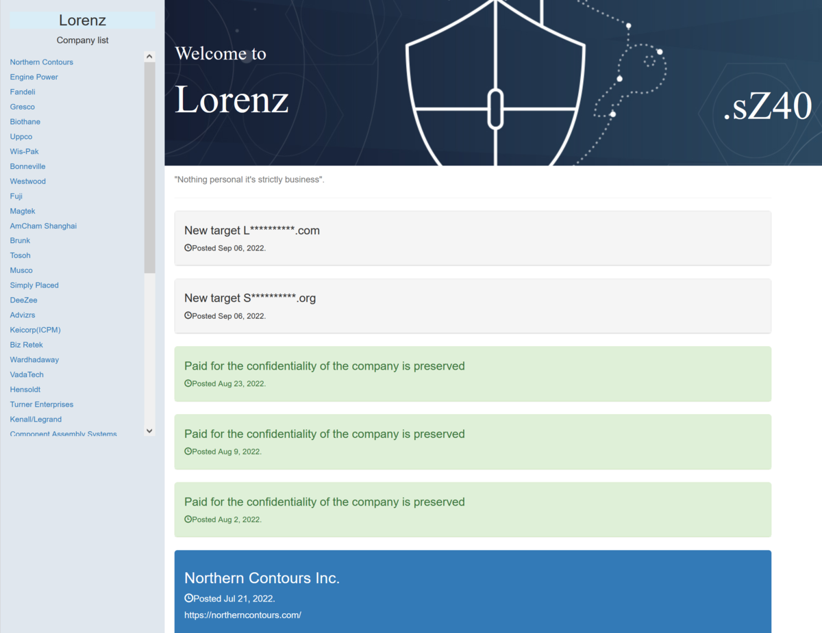 Ransomware: Lorenz (まとめ) - TT Malware Log
