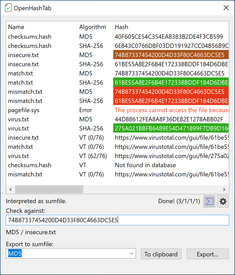 OpenHashTab (まとめ) - TT Security Tools