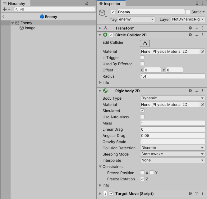 Rigidbodyを使わずにオブジェクトを反発させる表現方法 - うにty生活