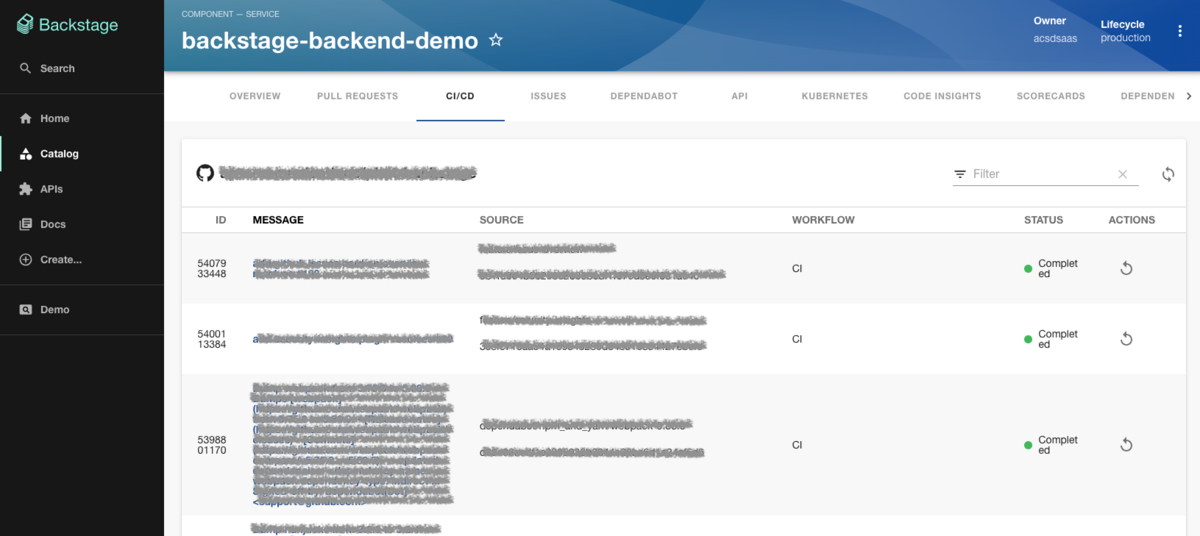 BackstageでGitHub リポジトリの状況を見る - APC 技術ブログ