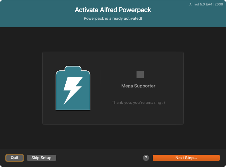 Alfred 5 の早期アクセス版を使ってみた - Webdelog