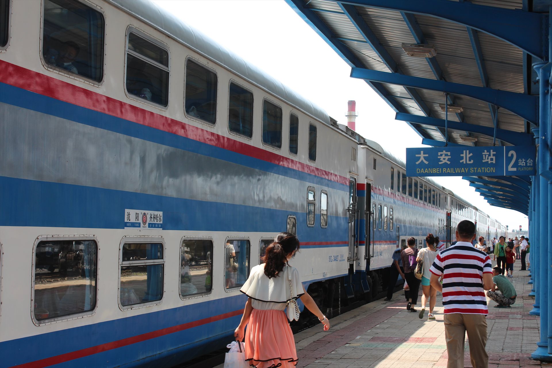 中国の東北のローカル列車を2日間乗り継ぐ 中国東北巡検 08-03 - twinrail.log
