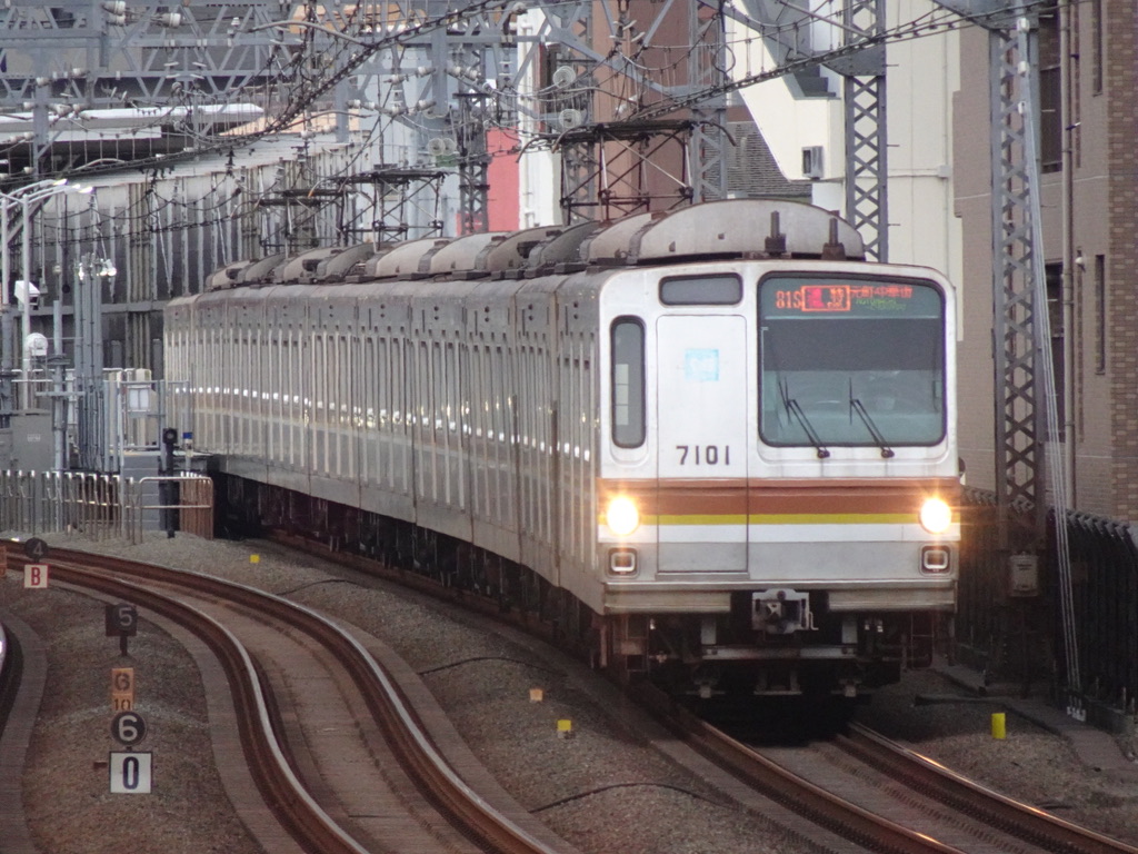 10両編成ラスト1編成となった東京メトロ7101F【有楽町線・副都心線】 - ちょび鉄ブログ