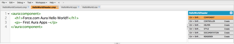 SFDC：はじめてのAura UI framework (β版) - tyoshikawa1106のブログ