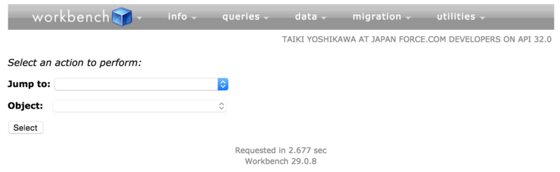 SFDC：WorkbenchをつかってSalesforce APIを試してみる - tyoshikawa1106のブログ